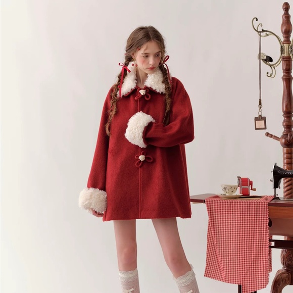 Lacemade | Jackets & Coats | Lacemade Little Red Riding Hood Coat ...